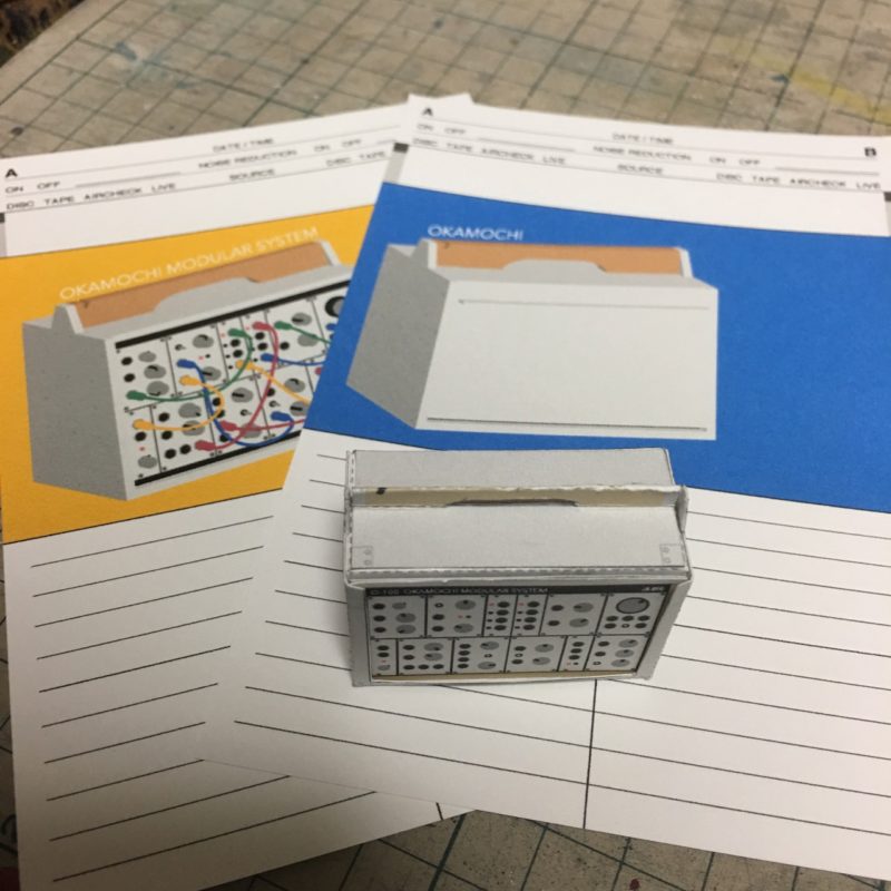 Papercraft Cassette Index – Flightrec